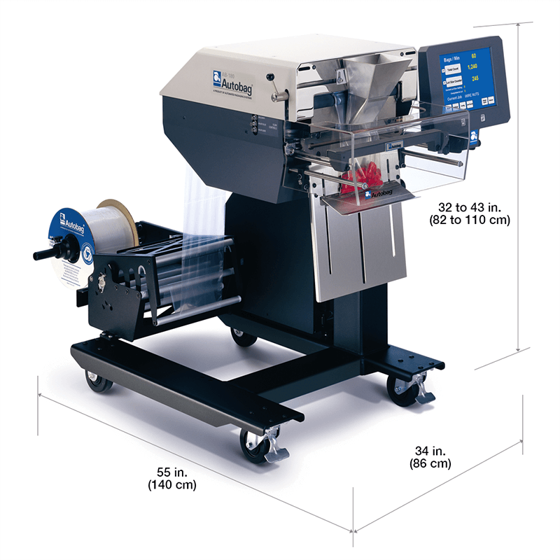 AB180-Bagger-with-dimensions | BorderPak Packaging Solutions